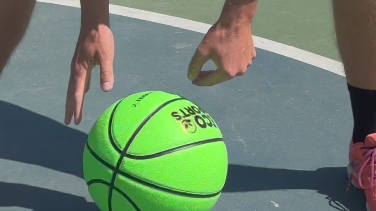 Green Eco Friendly Basketballs - 29.5" & 27.5" Outdoor Kids Balls